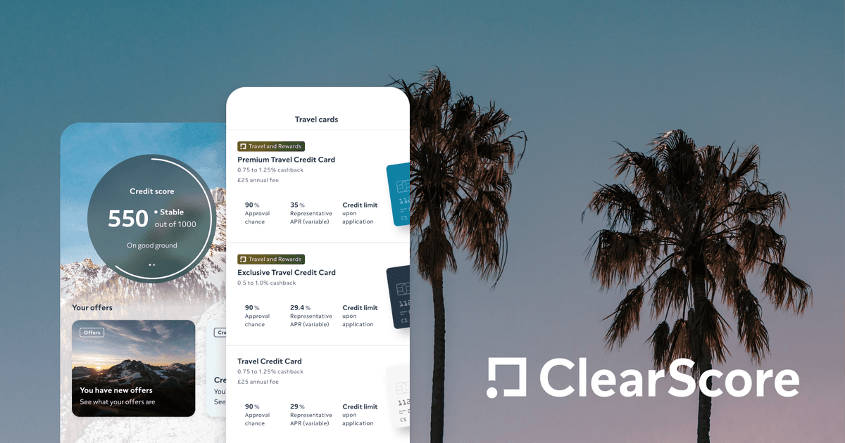 Travel Credit Cards | ClearScore GB