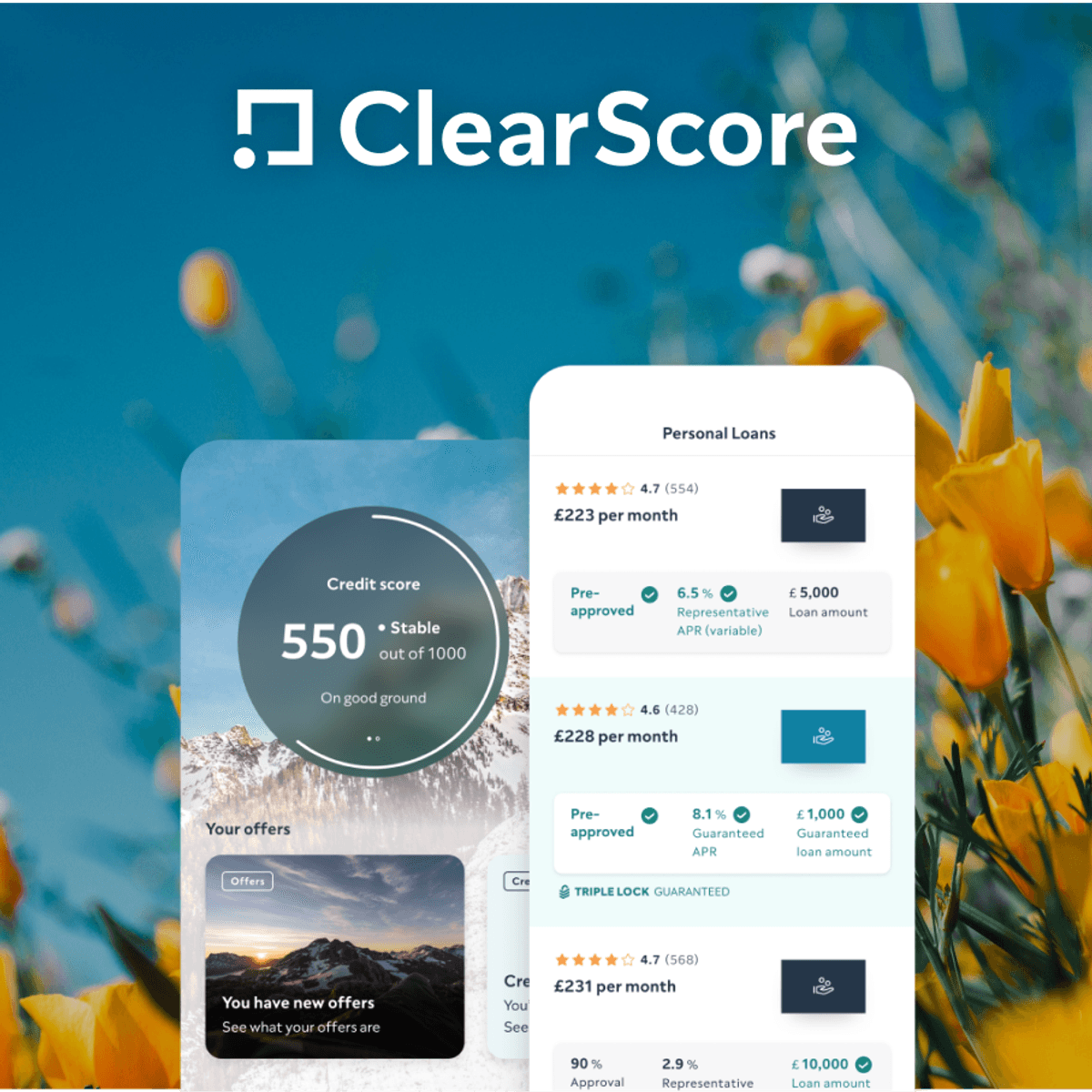 Compare Personal Loans | ClearScore GB